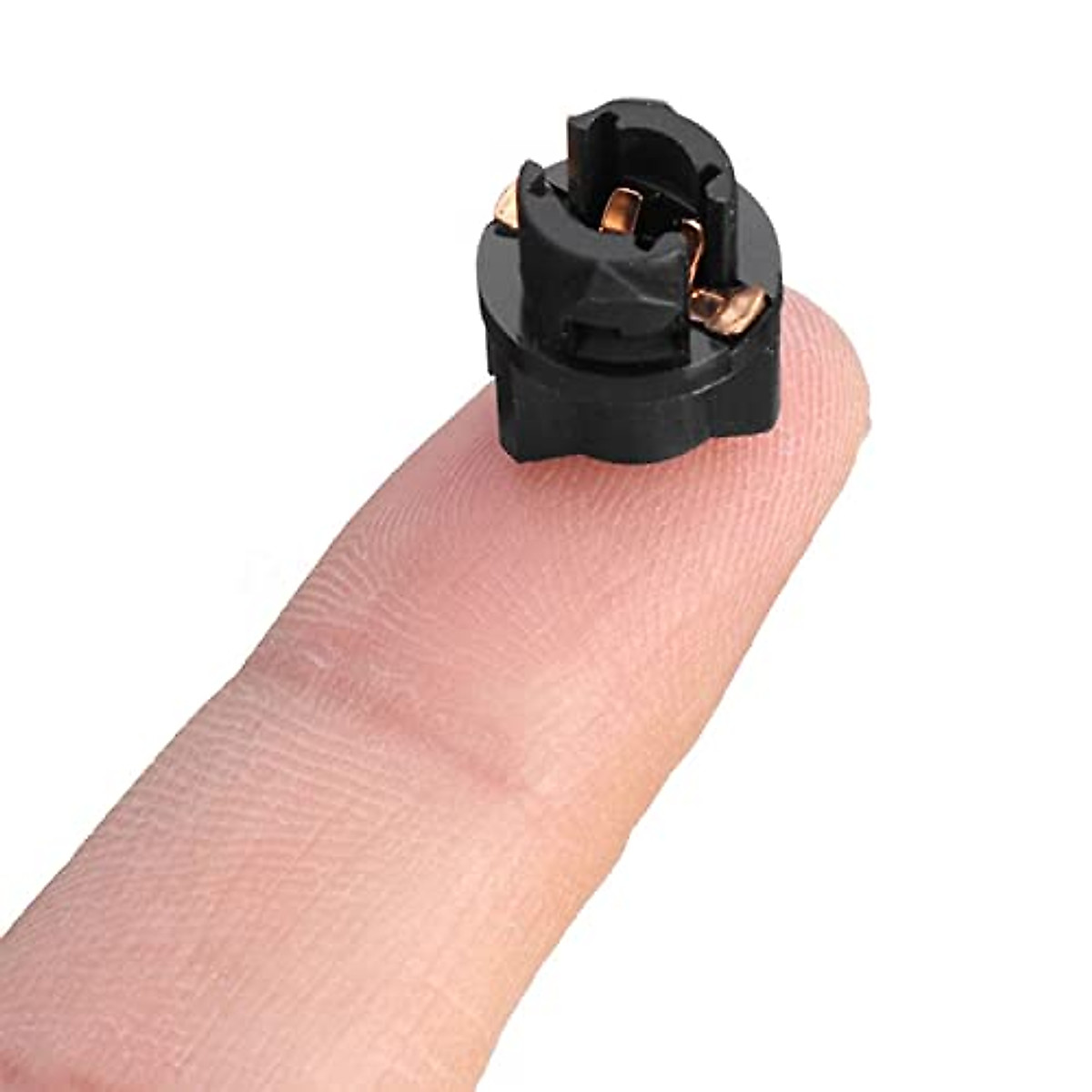 ALOPEE T5 Twist Lock Socket 2721 Wedge Base Socket for Auto Dashboard Instrument Panel Cluster Light Bulbs Socket DC 12V, Pack of 20