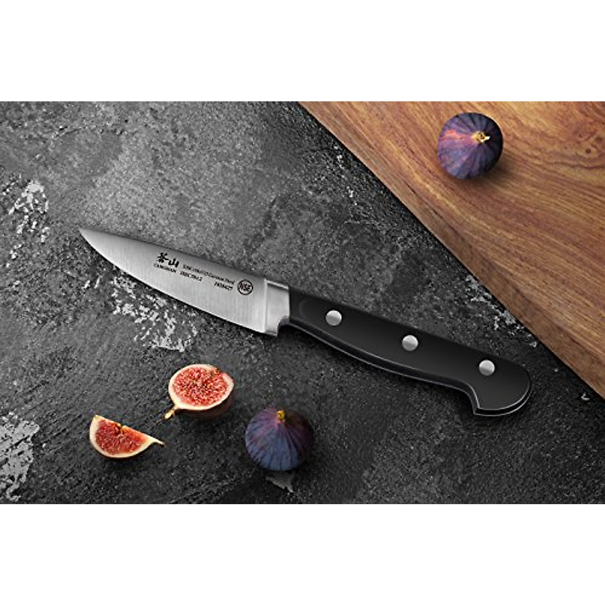 Cangshan V2 Series 1020427 German Steel Forged Paring Knife, 3.5-Inch Blade