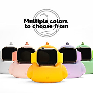 ELETIUO Charger Stand Compatible with Apple Watch Series Ultra/8/SE2/7/6/SE/5/4/3/2/1 (49mm,45mm,44mm,42mm,41mm,40mm, 38mm),Dinosaur iWatch Charging Dock,Supports Nightstand Mode,Mint Green