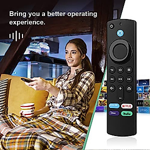 Replacement Voice Remote fit for Fire TV (3rd Gen, Pendant Design),Fire TV Stick (2nd Gen,3r Gen,4K,4K Max),Fire TV Stick Lite,Fire TV Cube Remote (1st and 2nd Gen)