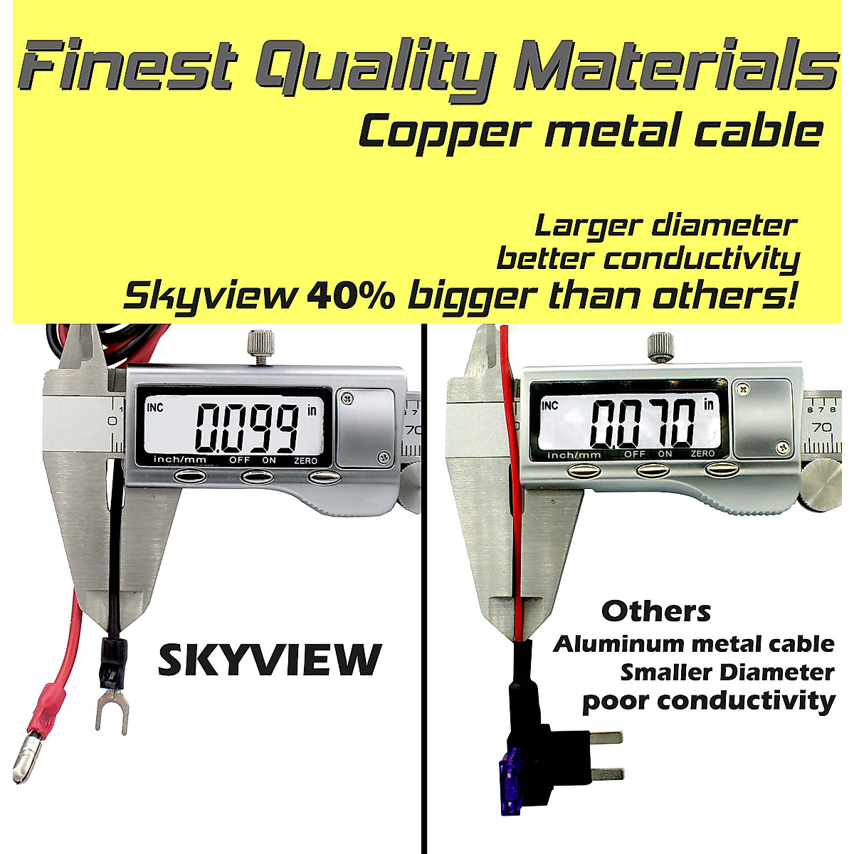 Skyview Dash-Cam-Hardwire-Kit Dash-Cam-Charger Dash-Cam-Hardwire-Kit-Mini-USB Power-Charger-Battery-Converter-Output 5V2A Adapter-for-Mirror-Front-and-Rear-Hidden-Spy-Car-Camera-Dash-Cams