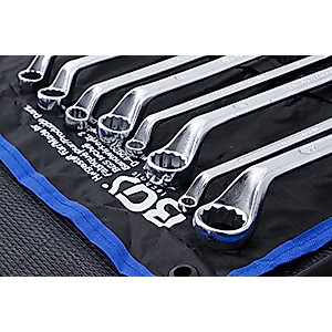 BGS 1209 | Double Ring Spanner Set | offset | 6 x 7-20 x 22 mm | 8 pcs.