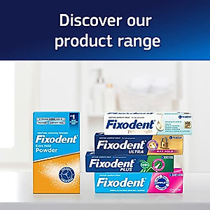 Fixodent Complete Original Denture Adhesive Cream, 2.4 Ounce (Pack of 3)