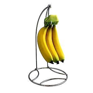 Chrome Banana Tree Holder Ripen Fruit Evenly Prevents Bruising & Spoiling