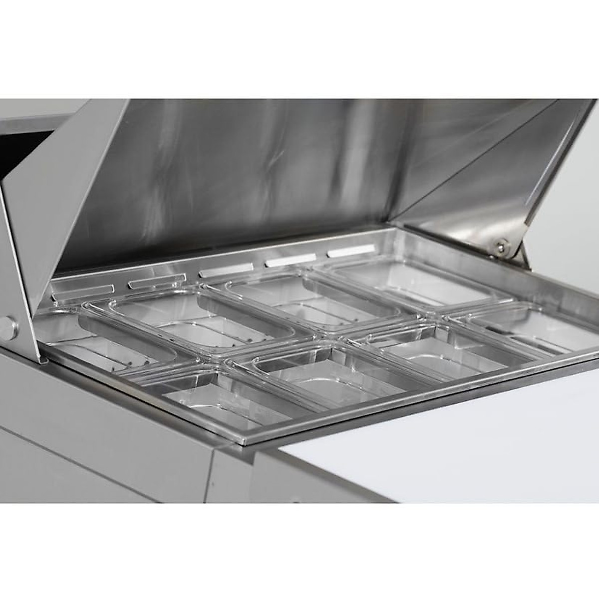 Kratos Refrigeration 69K-769 Commercial 29" W Sandwich/Salad Prep Table, 8 Pan Capacity