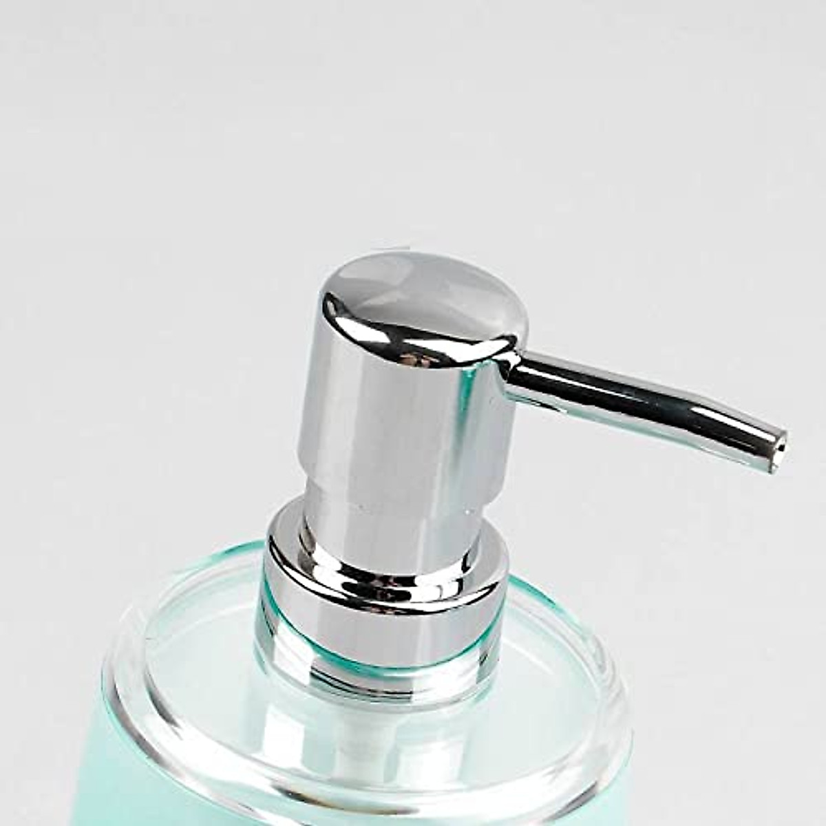 CECE&KELE Bathroom Accessories Set 4 Pcs - Plastic Bath Countertop Wash Set, Modern Cylinder Wash Cup/Lotion Soap Dispenser/Soap Dish Housewarming Gifts,Orange,As Shown