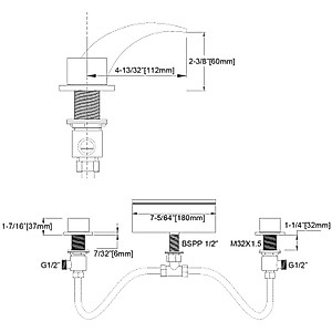 sumerain Roman Tub Faucets Brushed Nickel,Waterfall Spout for High Flow Rate,Include Valve and Trim Set