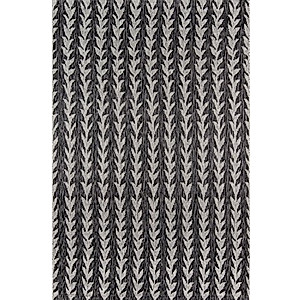 Novogratz by Momeni Rugs Villa Collection Amalfi Indoor/Outdoor Area Rug, 2'0" x 3'0", Charcoal