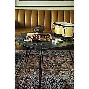 Novogratz by Momeni Rugs Doheny Polyester Rust Area Rug 7'6" X 9'6" (DOHENDOH-1RST7696)
