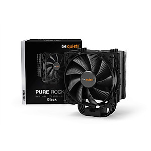 be quiet! Pure Rock 2 150W TDP CPU Cooler | Intel-1700 1200 2066 1150 1151 1155 2011-3 Square ILM | AMD-AM4 for Desktop | Black | BK007