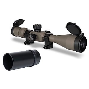 Monstrum G3 4-16x50 FFP Rifle Scope | Flat Dark Earth | Monstrum SS-H Scope Sunshade | Bundle