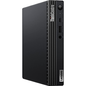 Lenovo ThinkCentre M70q Gen 2 11MY000TUS Desktop Computer - Intel Core i3 10th Gen I3-10105T Quad-core (4 Core) 3 GHz - 8 GB RAM DDR4 SDRAM - 128 GB M.2 PCI Express NVMe SSD - Tiny - Black