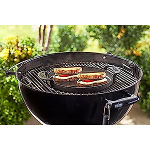 Weber Gourmet BBQ System Griddle, Schwarz 15.00 x 15.00 x 2.00 Inches