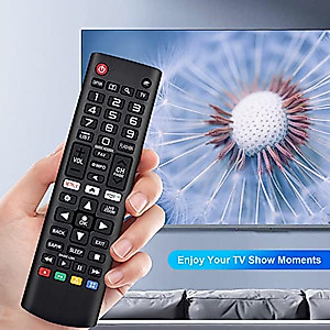 Rnnokate Universal for LG TV Remote Control Replacement for LG Remote Control for Smart TV Compatible All Models LCD LED 3D HDTV Smart TVs AKB75095307(Blue Glowing Silicone Case and 2 AAA Batteries)