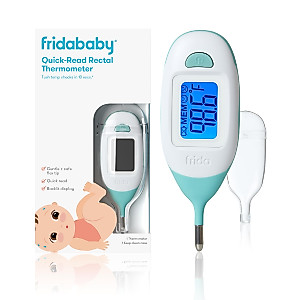 Frida Baby Rectal Thermometer for Baby Digital Fever Thermometer for Babies, Newborns & Infants, FSA/ HSA Eligible