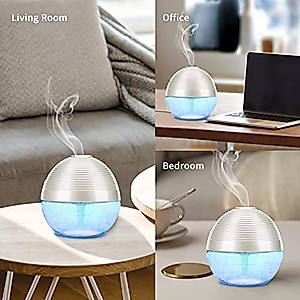 ap airpleasure 2-Pack Water-Based Purifier Air Washer, Revitalizer & Fresh Aire Freshener, Air Fresher with 6 LED Color Changing Mood Light for Rooms