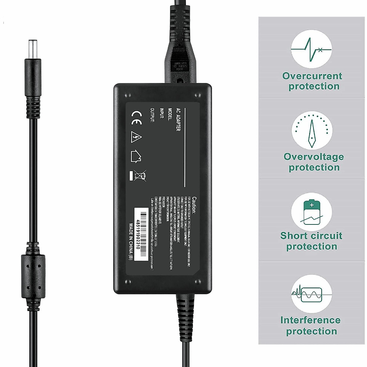 Dysead AC Adapter Charger Compatible with First Data FD410 GPRS EMV Wireless Terminal Credit Card