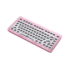 EPOMAKER ACR75 Kit 75% 81-Key Arcylic Gasket Mount Mechanical Keyboard Kit for Windows/Mac/Linus (Pink)