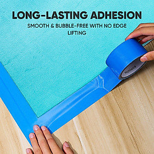 Holifeos Duct Tape 6 Rolls, Colored Duct Tape 2 Inches x 15 Yards, Heavy Duty Duct Tape Colors, Yellow Red Orange Blue Purple Green Bright Duct Tape Colors and Patterns, Waterproof Rainbow Tape