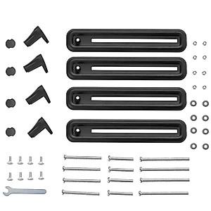 WALI Mount Bracket Adapter Monitor Arm Mounting Kit for Screen 13 to 27 inch, Mounting Holes 75mm and 100mm (UVVEP)