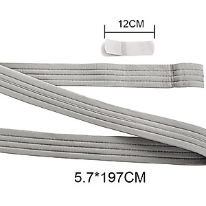 Wisexplorer 71inch/180cm Shoulder Immobilizer Arm Sling, Adjustable Lightweight&Comfortable Effective Medical Arm Support Sling for Rotator Cuff Torn Arm Wrist Hand Elbow Injury, Broken & Fractured Bones(Grey)