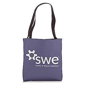 SWE White Logo Tote Bag