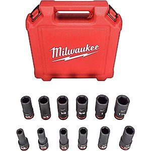 Milwaukee Socket Set 6POINT SAE DP 1/2IN 49-66-7011
