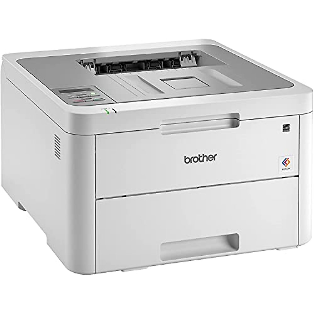Brother L-3210CW Series Compact Digital Color Laser Printer I Wireless & USB Connectivity | Mobile Printing I Print Up to 19 Pages/min I Up to 250-sheet/tray Input + Printer Cable