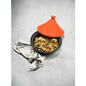 Cosy & Trendy 6356984 Induction Tagine, D 25 CM, Black