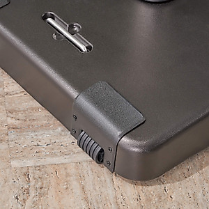 Christopher Knight Home Larissa Outdoor 119lb Concrete Square Umbrella Base with Stainless Steel Collar, Black