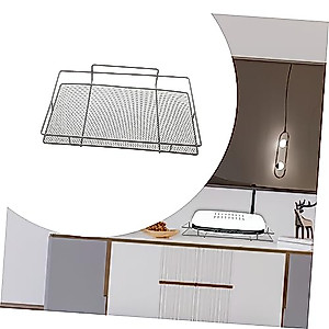 Cabilock Iron Nail- Router Storage Rack Bathtub Faucet Handles Bathroom Decor Tv Lower Row Small Wall Shelves Tv Top Shelf Router Shelf No Drill Tv Mount Wall Hanging Storage Rack Grey