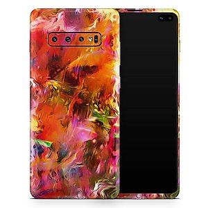 DesignSkinz Blurred Abstract Flow V2 Protective Vinyl Decal Wrap Skin Cover Compatible with The Samsung Galaxy S20 (Screen Trim & Back Glass Skin)