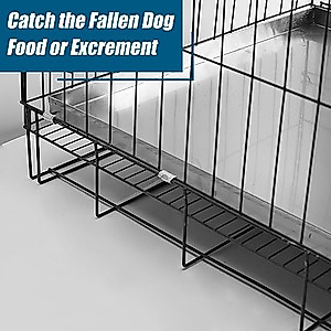 Confote Stainless Steel Replacement Tray for Dog Crate, 41.1"x26" Pet Cage Floor Pan Chew-Proof & Crack-Proof
