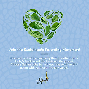 Geffen Baby Newborn Super Absorbers Cloth Diaper Inserts - 3 Pack | 5-Layer Reusable Booster Pads for Heavy Wetters, Overnight Diapering, and Naps | Slim Fit for Newborns