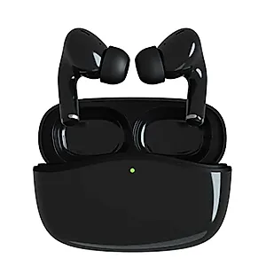 H&P True Wireless Earbuds Noise Isolating High Precision Natural Sound Earphones Full Metal Premium in-Ear Monitor/High Definition Sound, High Precision Clear and Transparent Sound Earphones (Black)