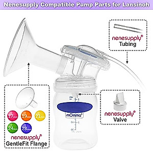 Nenesupply 19mm Flange Breastshield Compatible with Lansinoh Pump Parts and Breastpumps. Replacement to Lansinoh Flange 19mm Breastshield. Work with SignaturePro SmartPump Manual