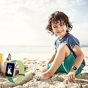 SMARTVIN for Kids Apple Watch Band,Compatible with Apple Watch Series 7/6/5/4/3/2/1/SE 38mm 40mm 41mm,Breathable Soft Nylon Loop Sport Replacement Strap for Boy Girl Small Wrist.