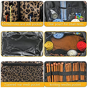 Wolka Knitting Bag, Yarn Storage - Mother's Day Gift -, Yarn Bag, Yarn Storage Organizer, Crochet Storage Knitting & Crochet Supplies 7gal Large Volume