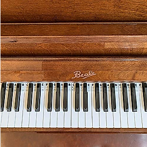 The Piano Rake (Piano Guide) | Learn Notes Instantly | Ultimate Accessory | Better Than Messy Stickers | Fits All Full-Size Key Pianos & Keyboards | 35 Key Length Shows Grand Stave