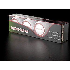 PutterWheel Golf Ball Putting Training Aid (3 Pack) – Golf Training System For Practice Green or Mat - Golf Putting Accuracy Trainer with Instant Feedback