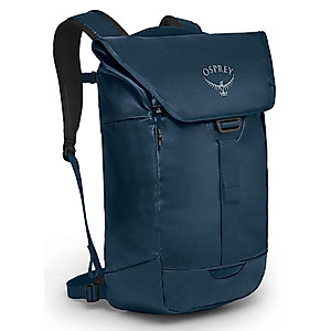 Osprey Transporter Flap Laptop Backpack, Venturi Blue
