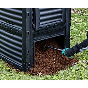 GARDEN FRIEND C1933431 Composter 300 Lt. Made of weather-resistant polypropylene, green