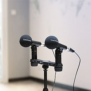 Saramonic Paired Acoustic Studio Condenser Microphones with Adjustable Mount Professional Video Microphone (SR-M500)
