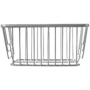 Spectrum Diversified Ashley Basket, Small, Satin Nickel