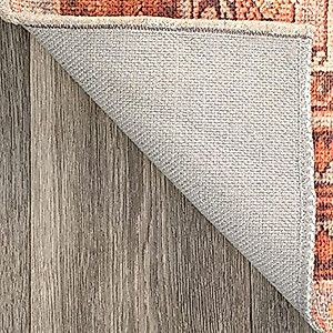 nuLOOM Tena Tribal Area Rug, 6' Square, Orange