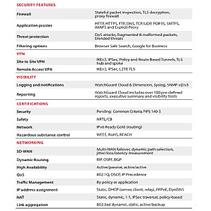 WatchGuard Firebox M290 with 1-yr Standard Support (WGM29000601)