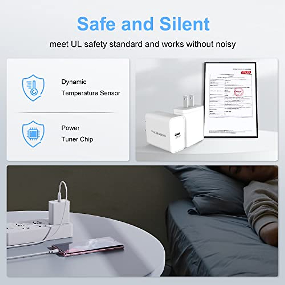 S23 USB C Super Fast Charger, 25W PD Type C Fast Charging Wall Charger Block with 6.6ft Phone Cable for Samsung Galaxy S23 Ultra 5G/S23+/S23/S22/S21/S20/Ultra/Plus/Fe, Note 20/10, A71/A53, Galaxy Tab