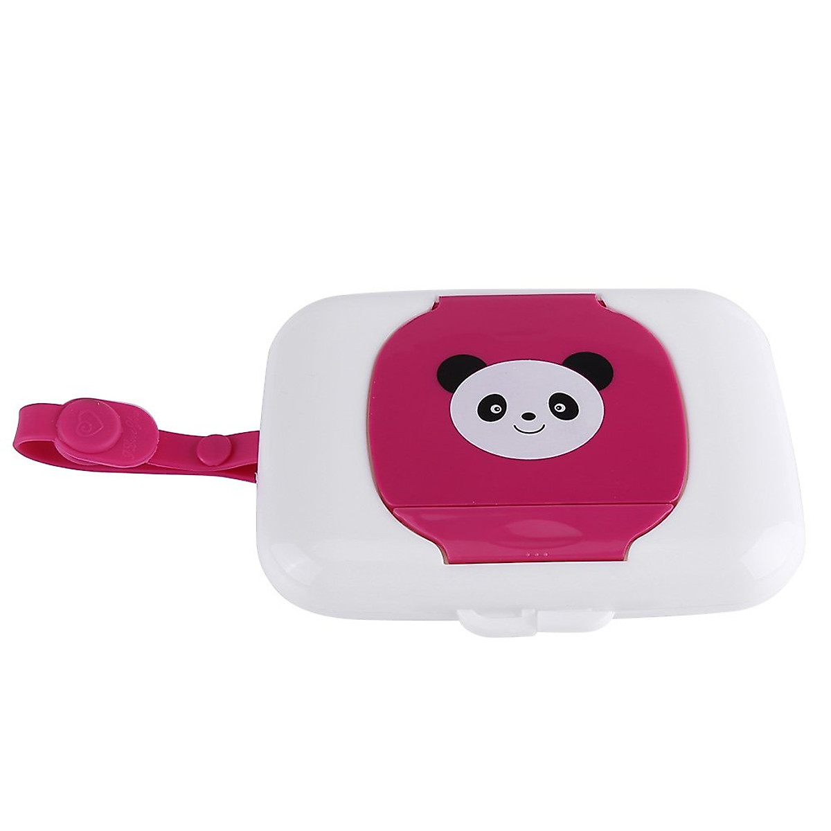 Wet Wipes Storage Box, Cute Baby Travel Wipe Case Child Wet Wipes Box Changing Dispenser Refillable Container for Home Bathroom Outdoor Storage Holder