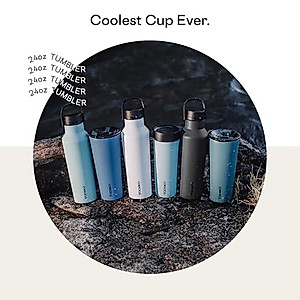 Corkcicle Classic Triple Insulated Coffee Mug with Lid, Dune, 24 oz – Stainless Steel Travel Tumbler Keeps Beverages Cold 9+hrs, Hot 3hrs – Cupholder Friendly Travel Coffee Tumbler