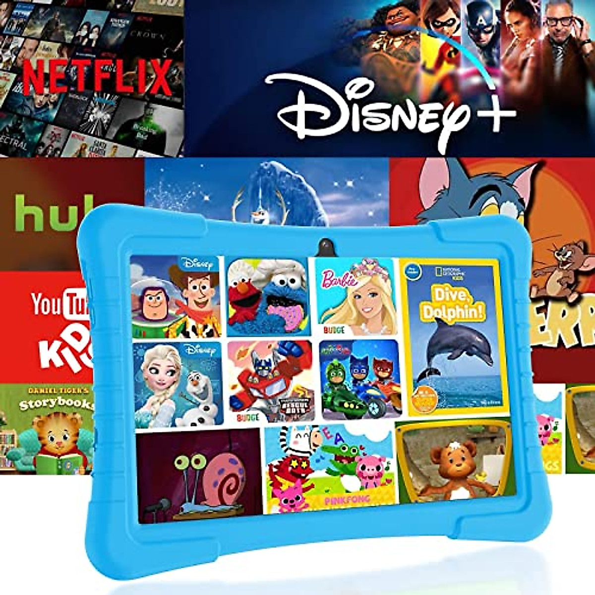 Kids Tablet, 10 inch Tablet for Kids 64GB ROM+512GB Expand Android Tablets, Tablet APP Preinstalled & Parent Control Kids Education with WiFi, 8000mAh batery, Dual Camera, Netflix, YouTube